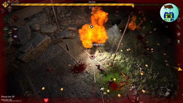 Yet Another Zombie Survivors. 7 Поиграл в демоверсию. Только игровой процесс. Без комментария.