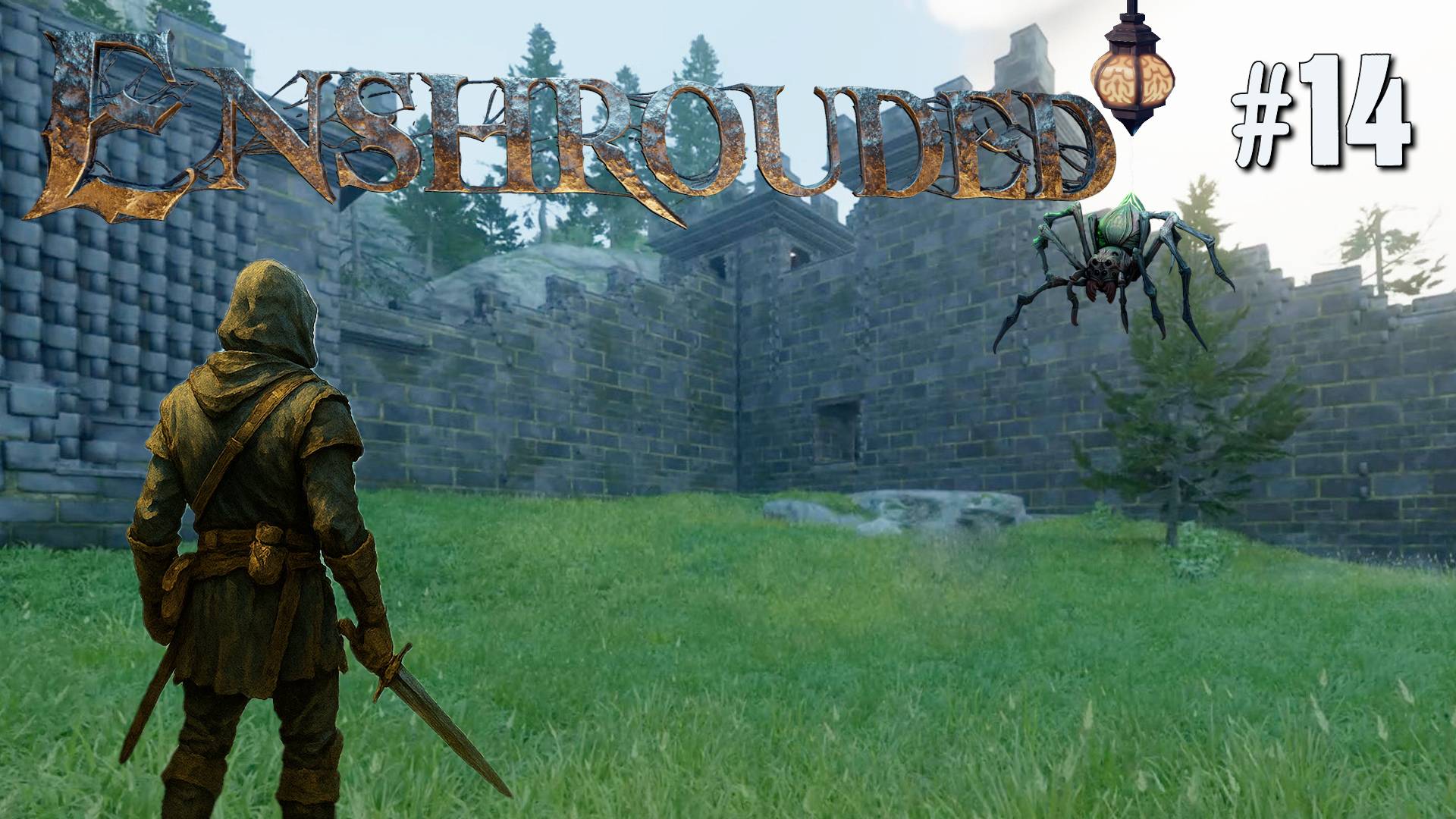 ЗАВЕРШАЕМ СТРОИТЕЛЬСТВО СТЕНЫ ЗАМКА ENSHROUDED. №14