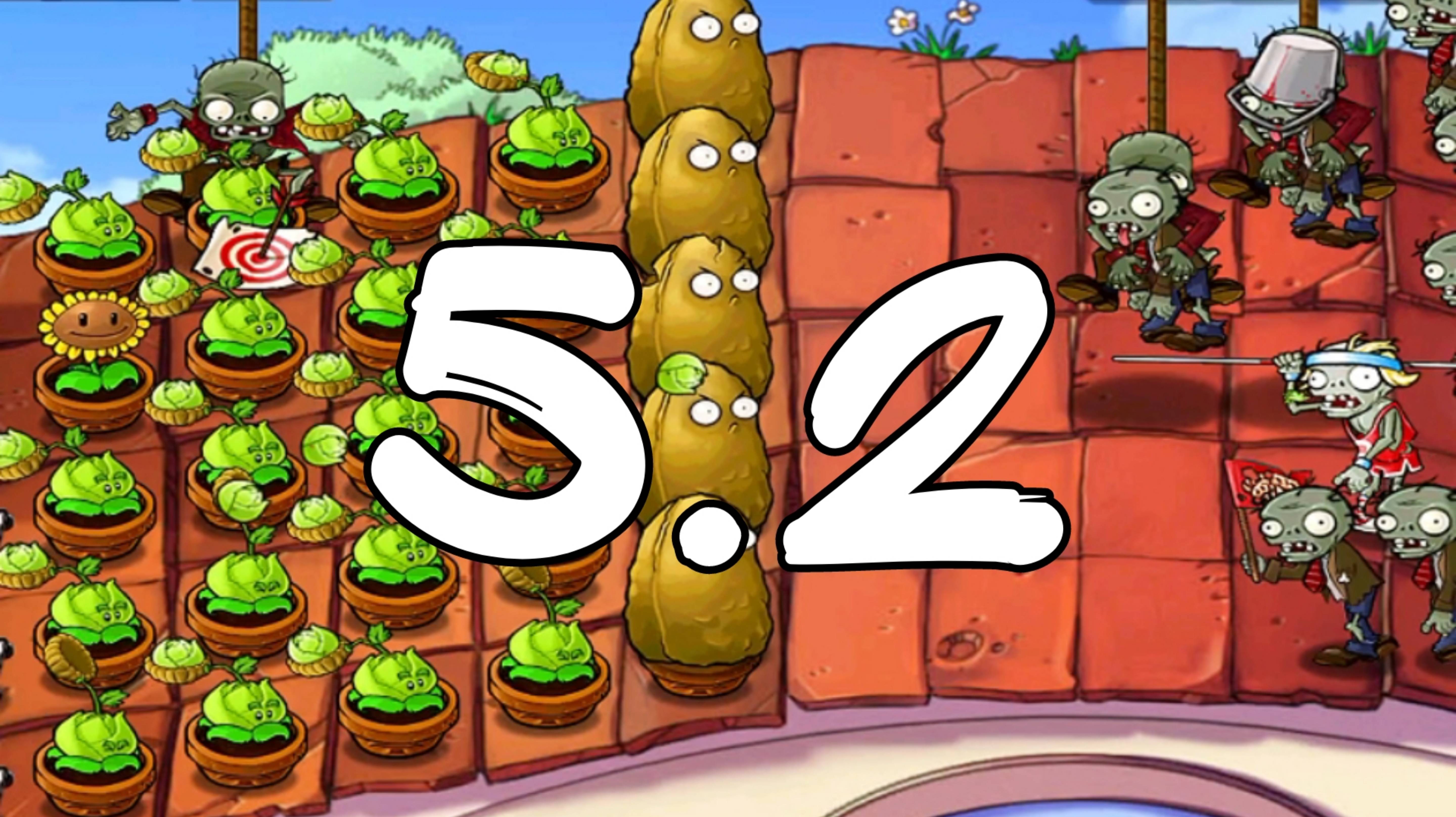 РАСТЕНИЯ ПРОТИВ ЗОМБИ / PLANTS VS ZOMBIES Прохождение уровня 5.2