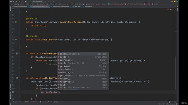 013 Implementing Order Domain Service