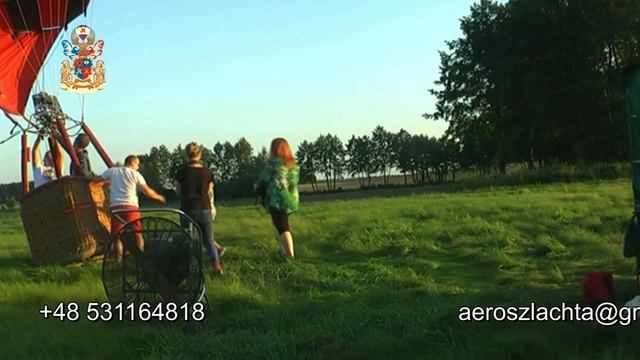 JK 007 Lot balonem na ogrzane powietrze w Poznaniu