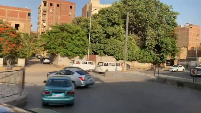 поездка по улицам Каира, Египет, обзор как живёт город