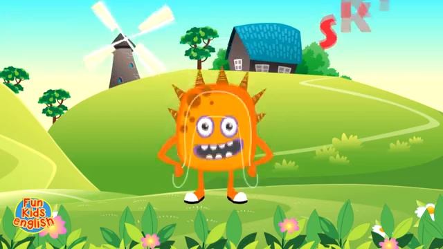 Fast and slow. Action song for kids