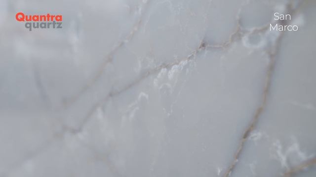 Светопропускающий серый кварцит San Marco (9972) от Quantra Quartz