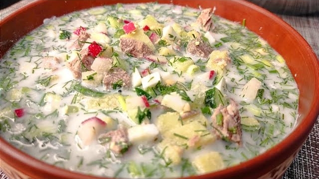 Окрошка классическая. Самый простой и очень вкусный рецепт.