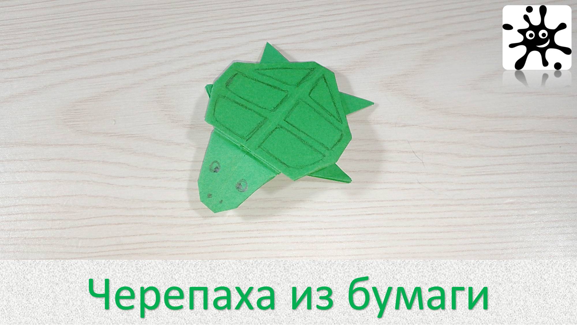 Черепаха из бумаги. Как сделать черепаху из бумаги