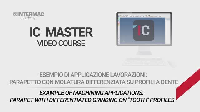 Обучение IC для Master видео 17 Пример: обработка балюстрады с дифференцированной обработкой выреза