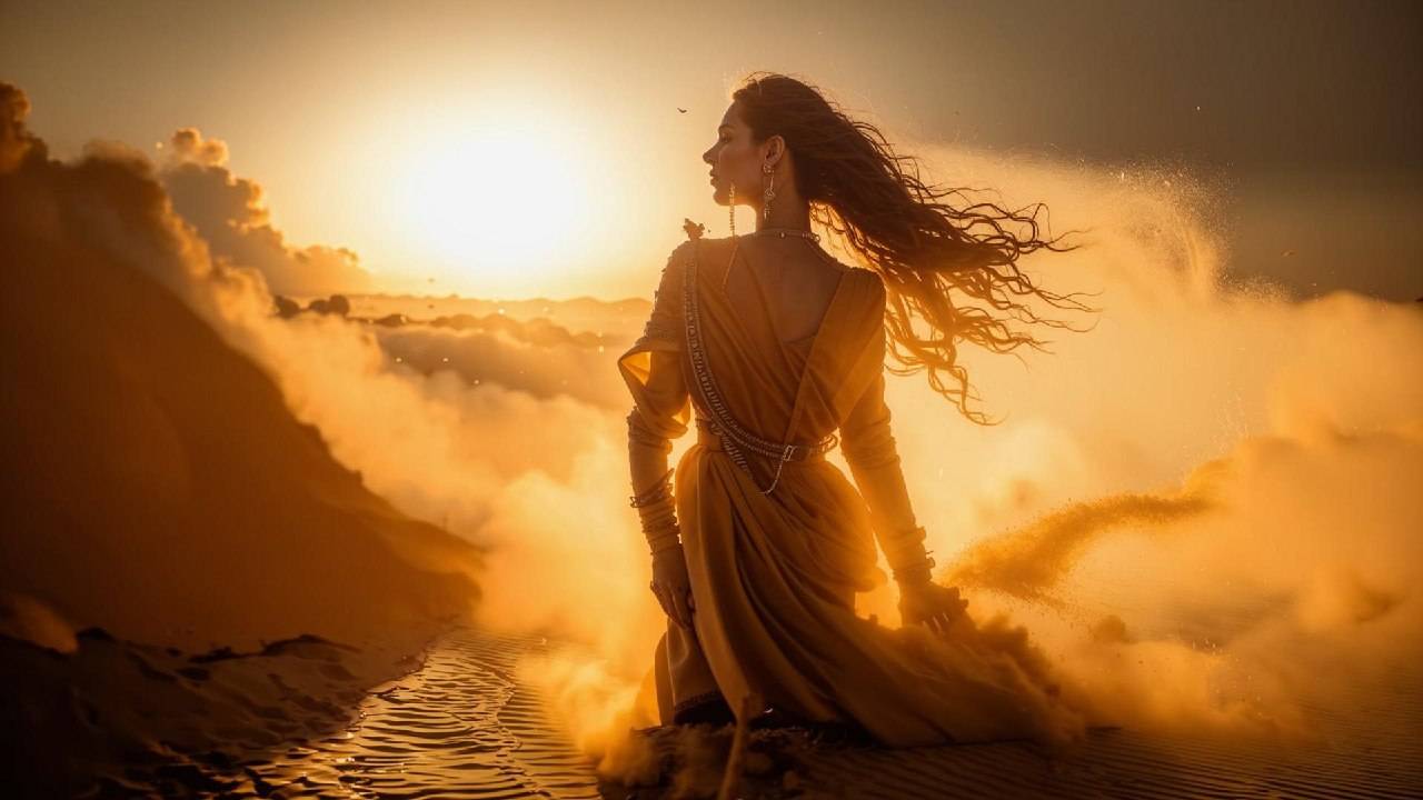 Сильная песчаная буря в Дуньхуане, Ганьсу, сегодня днем, 4 мая, Китай