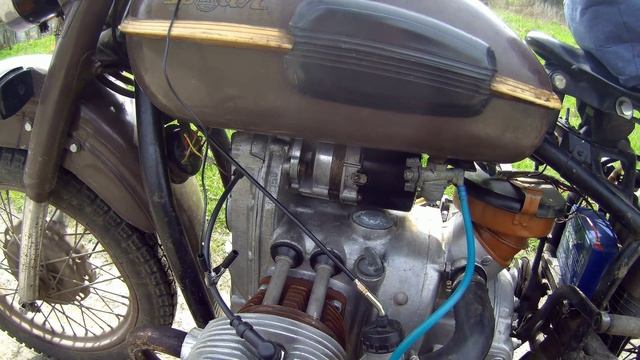 Поездка в соседнее село на мотоцикле Урал ч.1