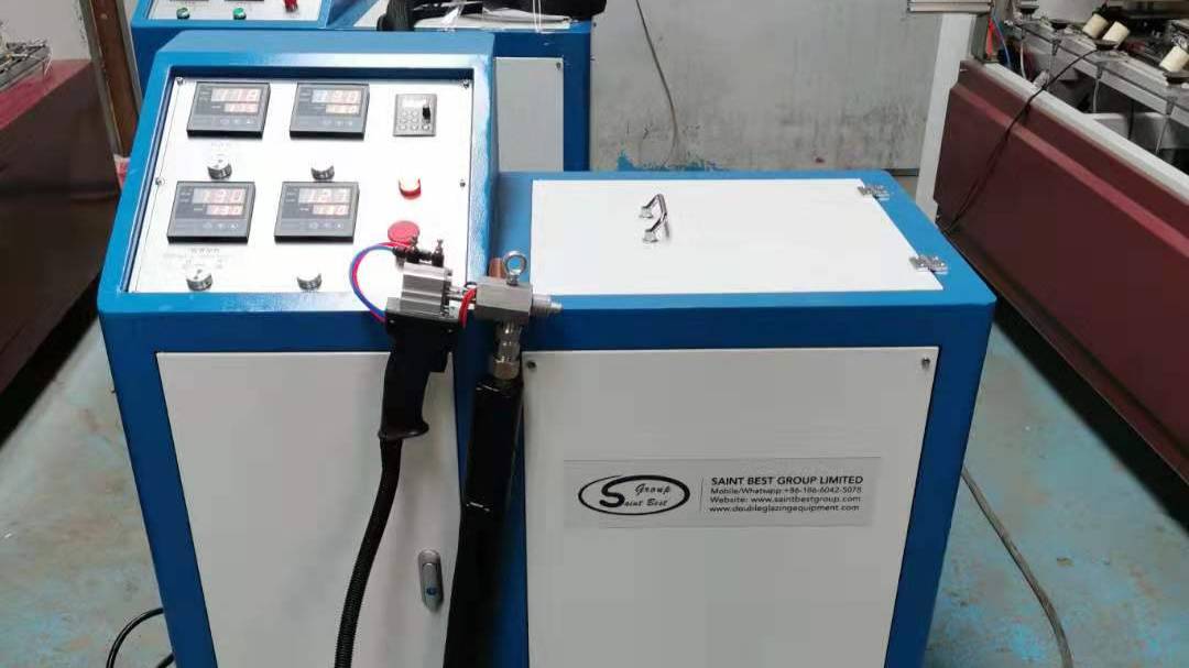 Экструдер хот-мелта для герметизации стеклопакетов модель SBT-HM30N.