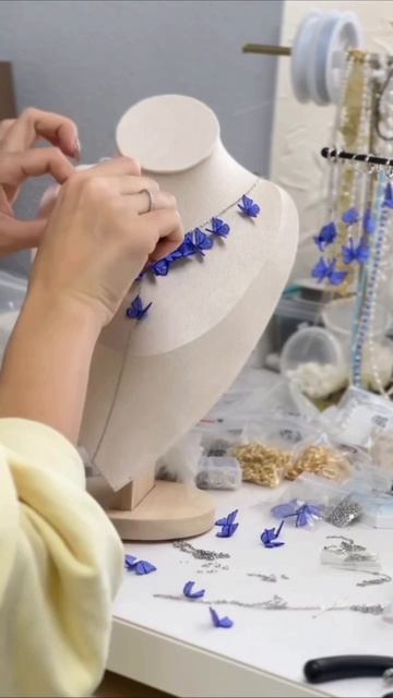 Создание украшений с бабочками из полимерной глины 🦋🦋🦋