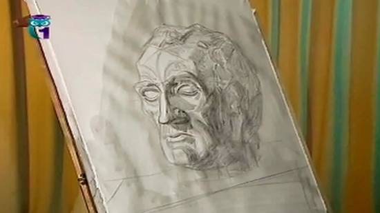 Уроки рисования # 12. Рисуем голову человека. Часть 2