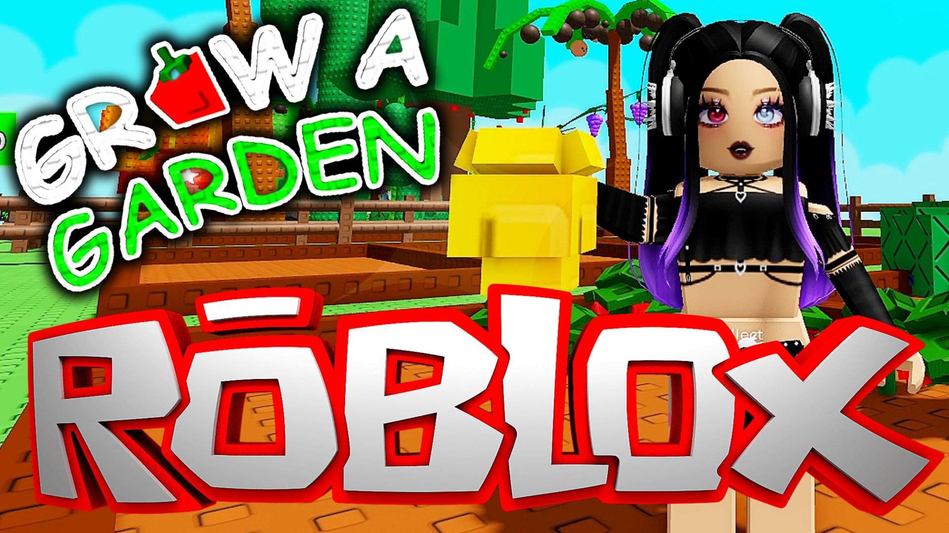 Роблокс. Вырасти сад. Гибриды. Золотые продукты. Банчим в новый бизнес. Roblox. Gras a Garden.