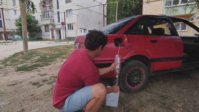 Самодельная груша для перелива из ПЭТ бутылки