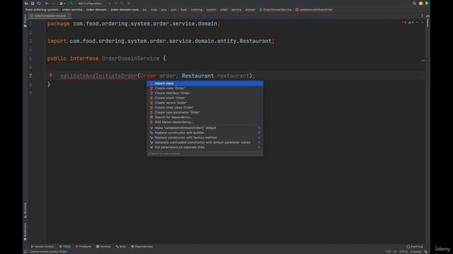 012 Implemeting Domain Events in Order Service domain layer