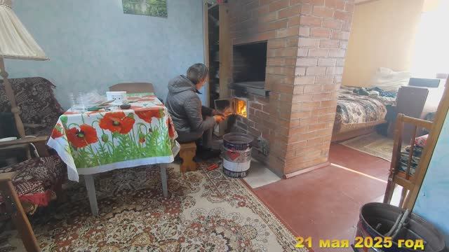 7 соток. Топлю печку. Сажаю петунию. Подкармливаю и поливаю помидоры, огурцы, клубнику. Хроника