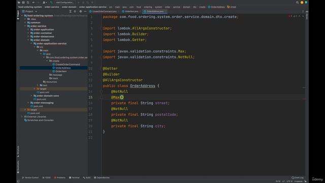 014 Implementing Order Application Service - DTO classes