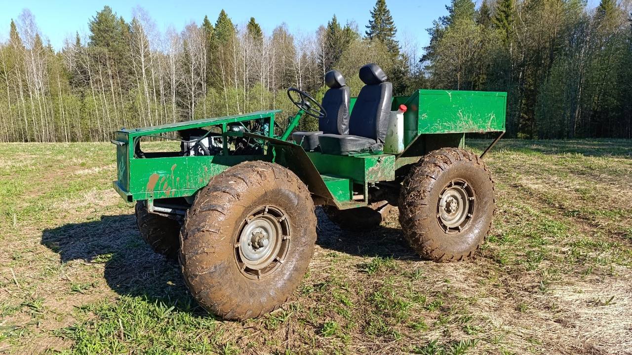 НЕ ПЕРЕЛОМКА. Обзор простого самодельного вездехода.