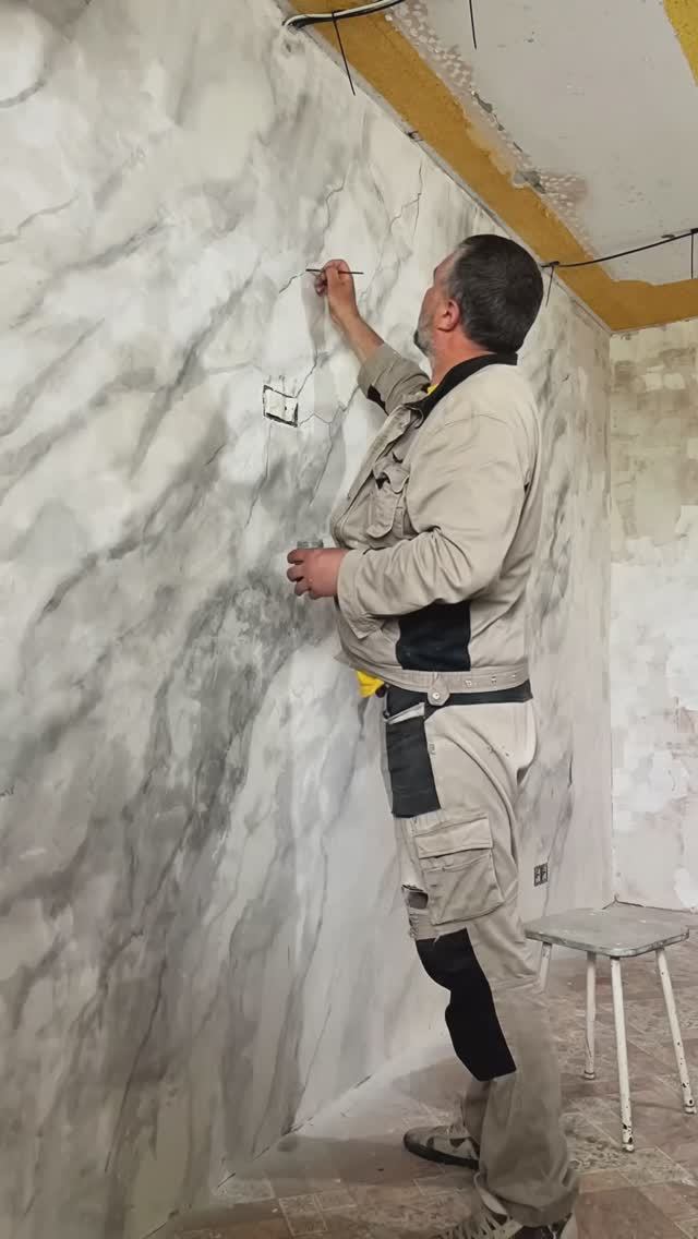 Рабочие будни ✅Декоративная штукатурка любой сложности ‼️