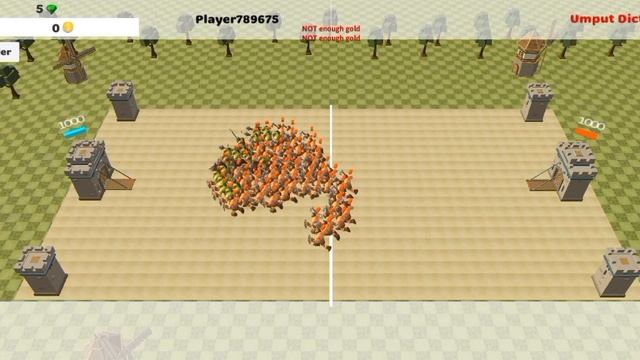 Играю в игру пародия на клэш рояль