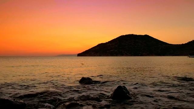 Музыка для снятия стресса. Шум моря. Для сна и расслабления. Закат в море. Музыка для релакса