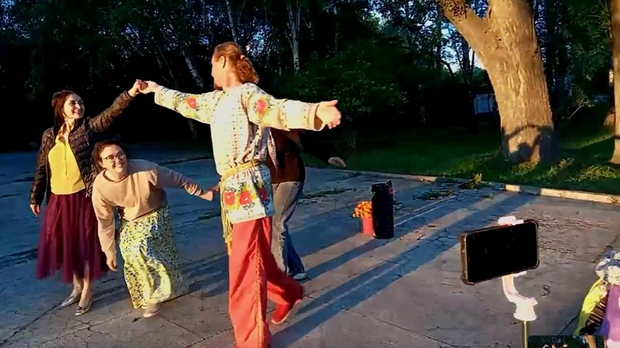 Мастер-класс по ХОРОВОДАМ вчетвером!! 😊🔥