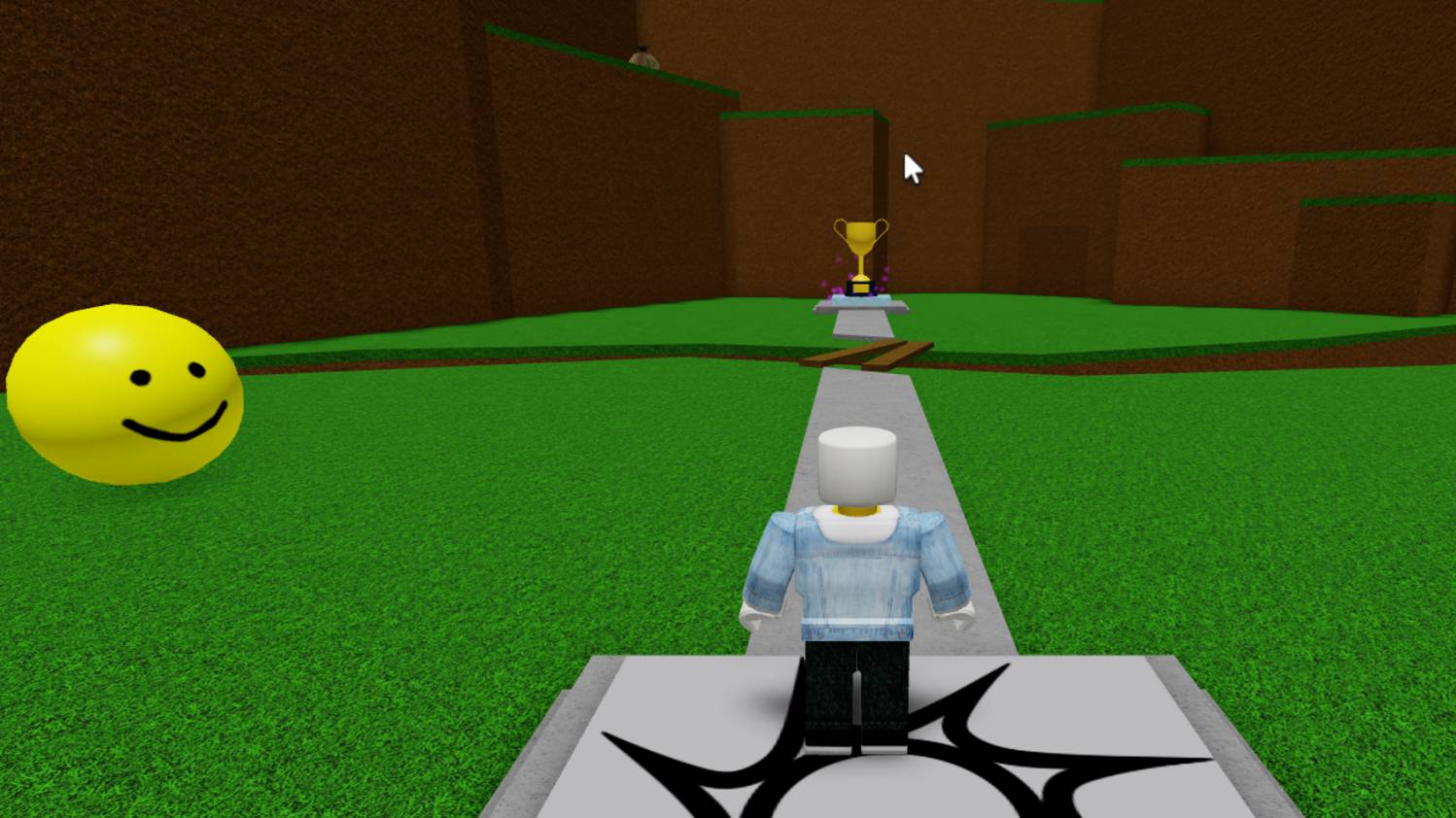 это самая наипростейшая игра в роблоксе