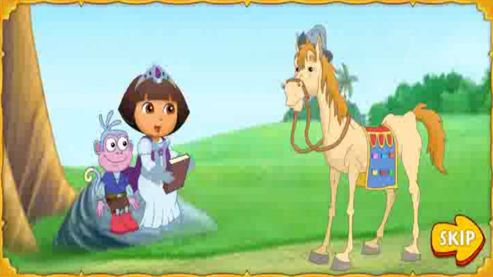 Даша Следопыт спасает Дон Кихота от злого волшебника