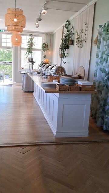 Ресторан в Вий саду во время обеда в солнечный день