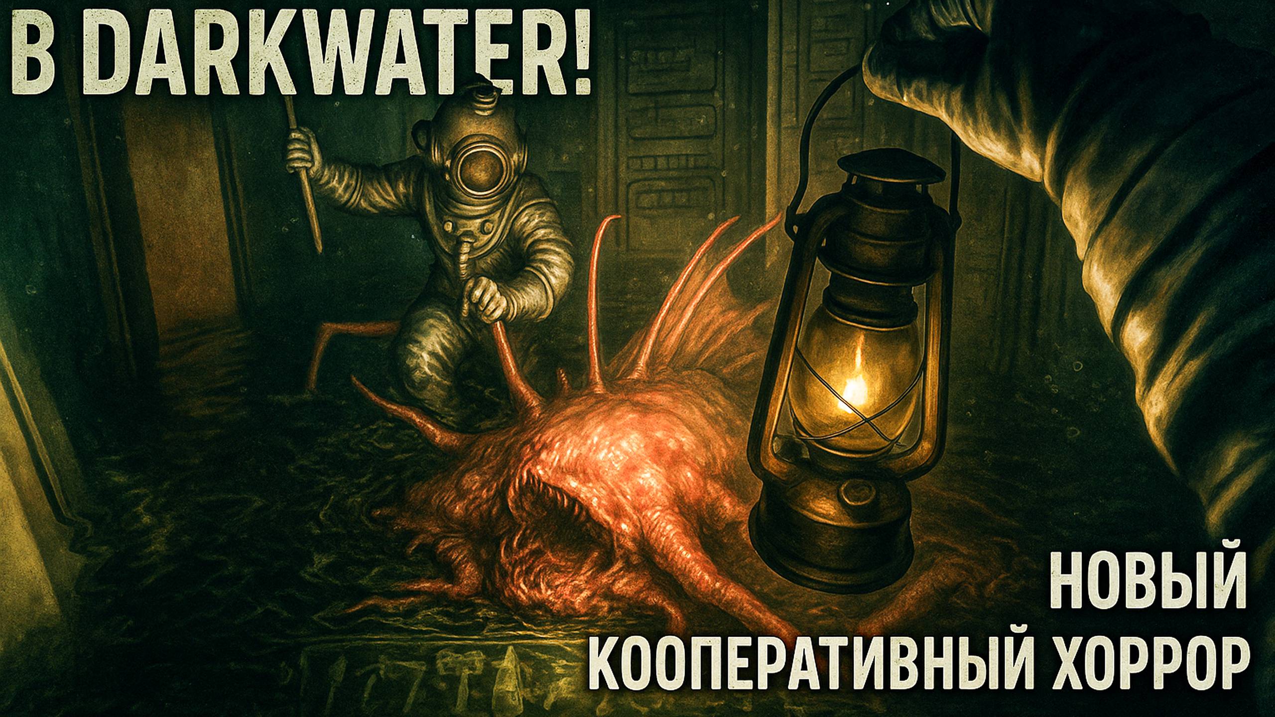 ПОДВОДНЫЙ УЖАС В DARKWATER! | Новый кооперативный ХОРРОР на глубине