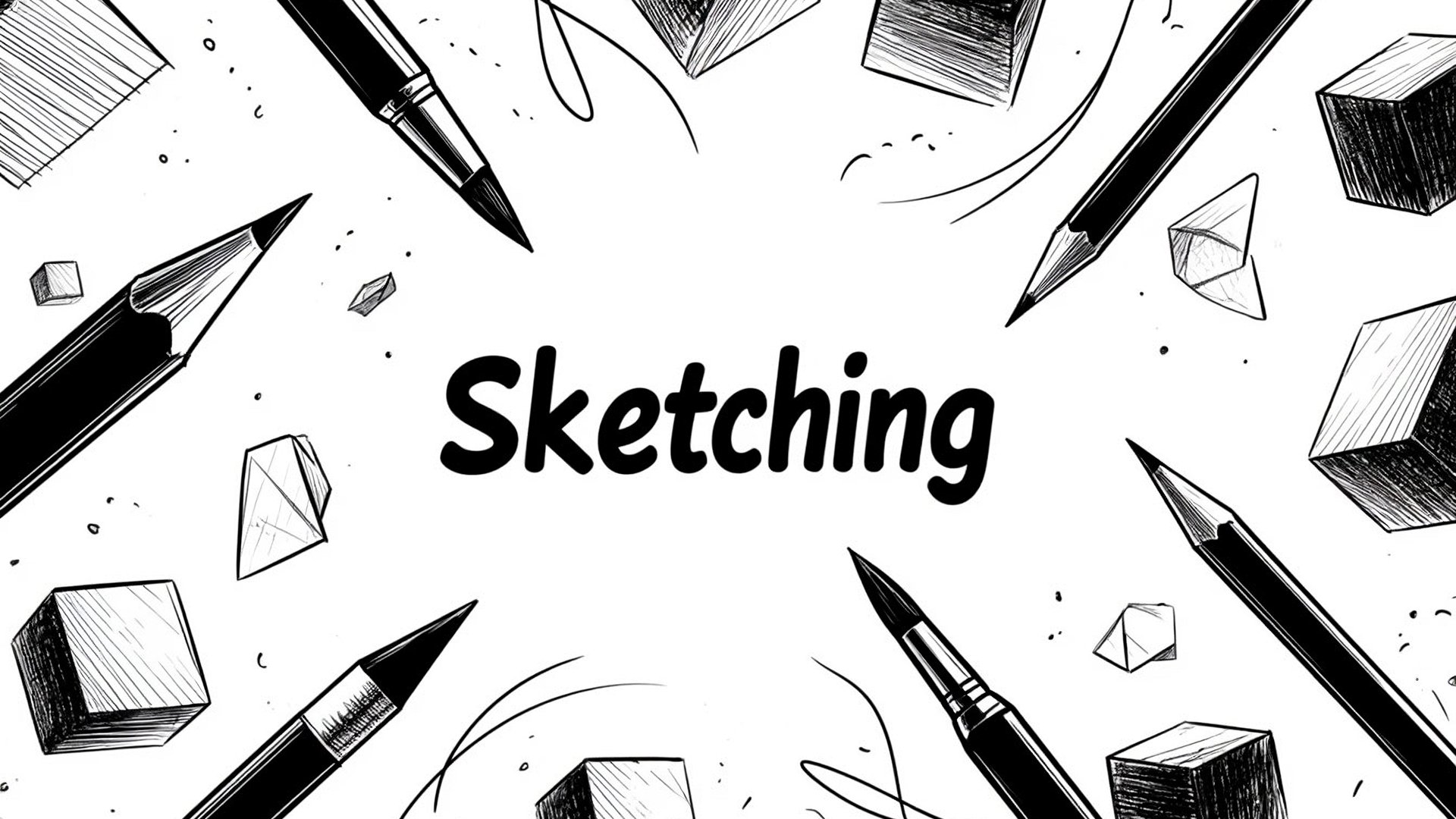 Как научиться рисовать. 
Ровные линии карандашом с нуля за 5 минут! Урок 1