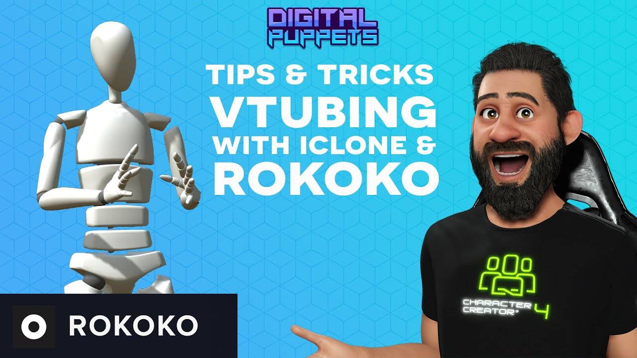 Как настроить VTuber-стрим с Rokoko и iClone | Реалтайм анимация персонажа