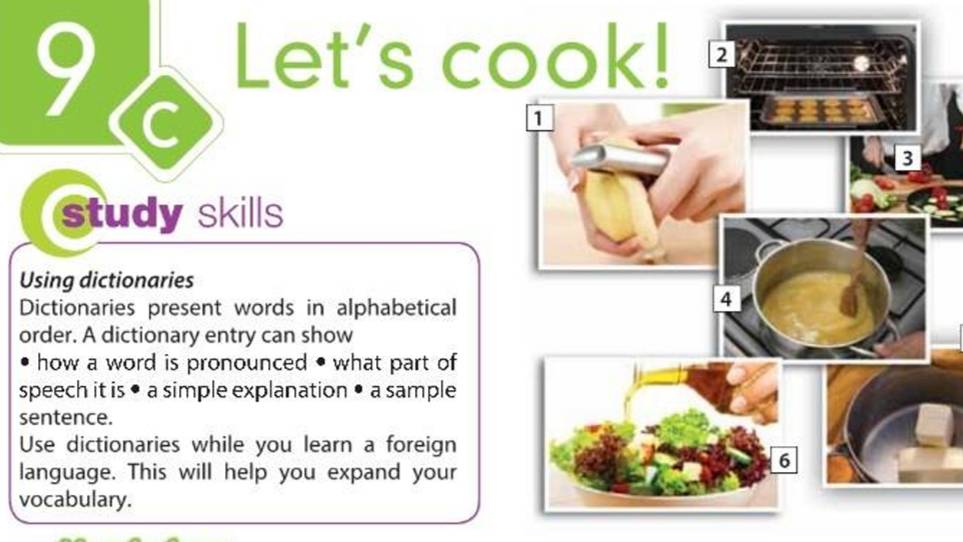 Spot 6, mod 9c Let's cook