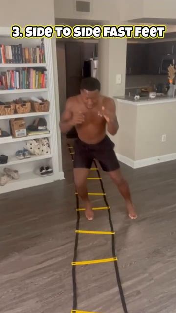 Тренировка работы ног (лестница 2)