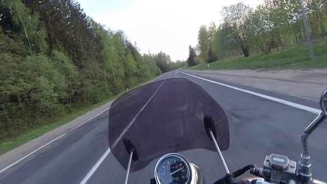 Honda Rebel CMX250 прохват Тверь-Старица-Барская Усадьба-Тверь часть 1