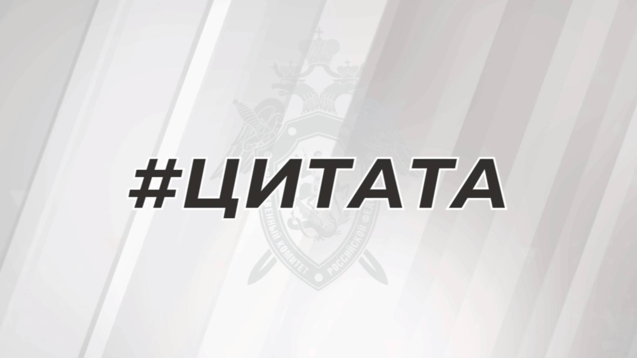 Из интервью А.И. Бастрыкина информационному агентству ТАСС