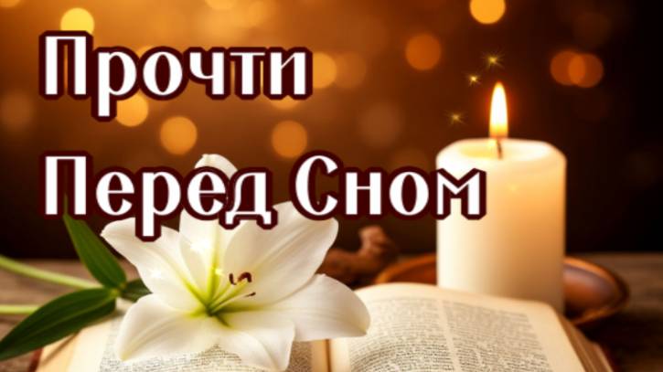 ПЕРЕД СНОМ