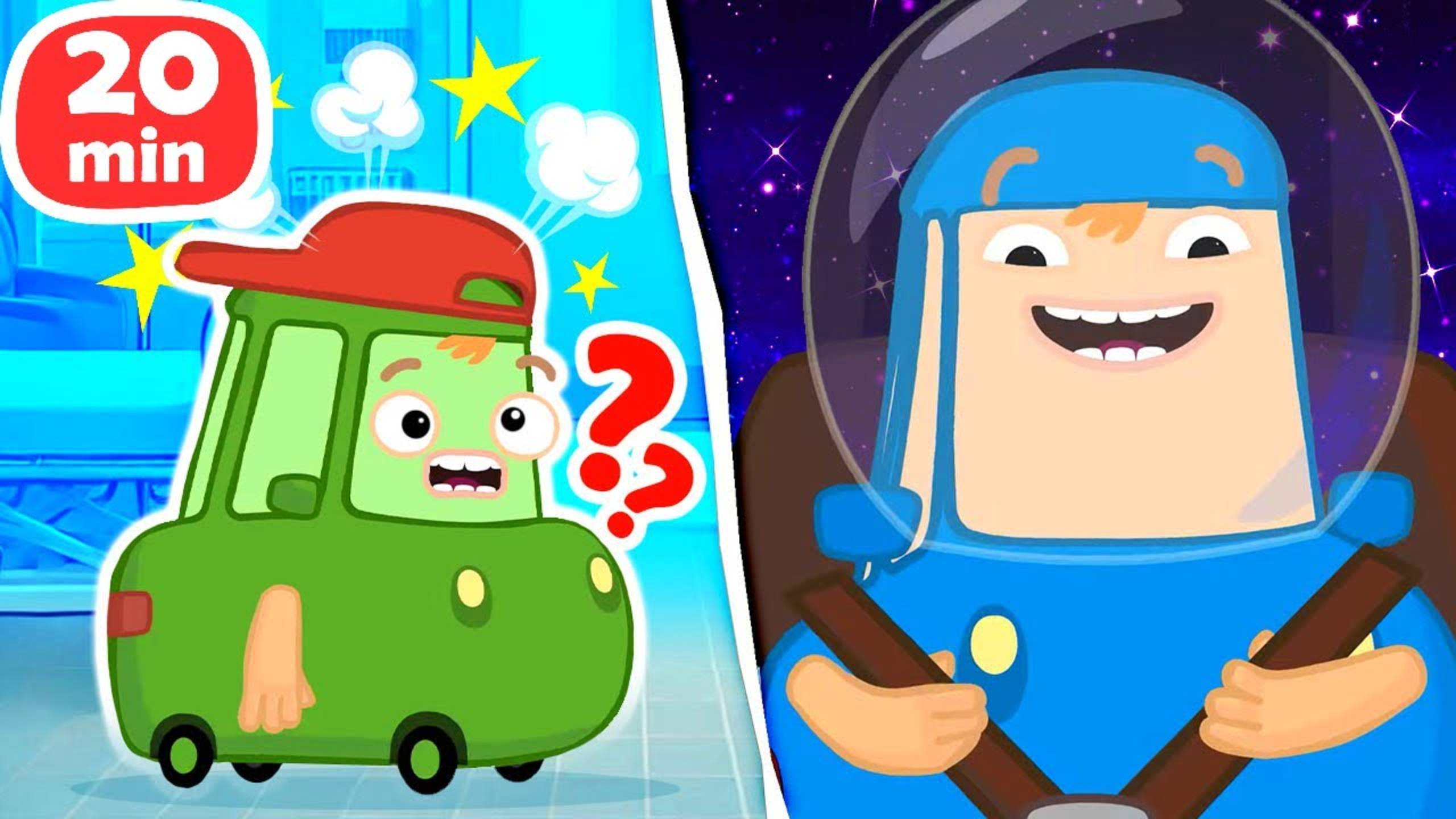 Машинки пробуют новые профессии и отправляются в поход! Приключения Автосемейки Вилзи