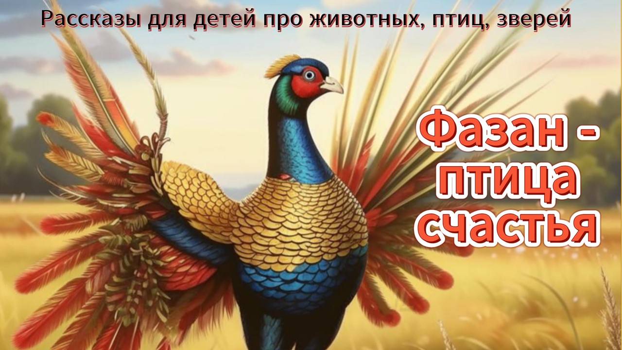 Фазан - птица счастья. Красивые стихи про чудесную птицу. Интересно, красиво. Поэт Левинов Иран.