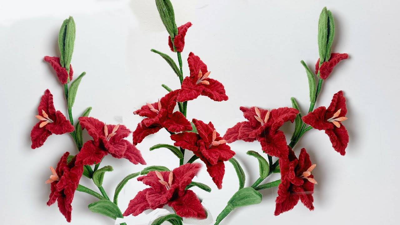 ШИКАРНЫЕ ГЛАДИОЛУСЫ из ПРОВОЛОКИ за 10 МИНУТ! 💐 Проще не бывает – Смотри и Повторяй!