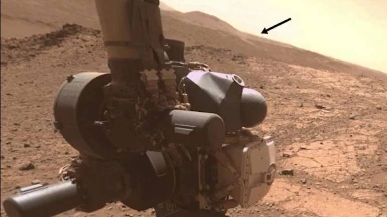 Пылевой вихрь на Марсе