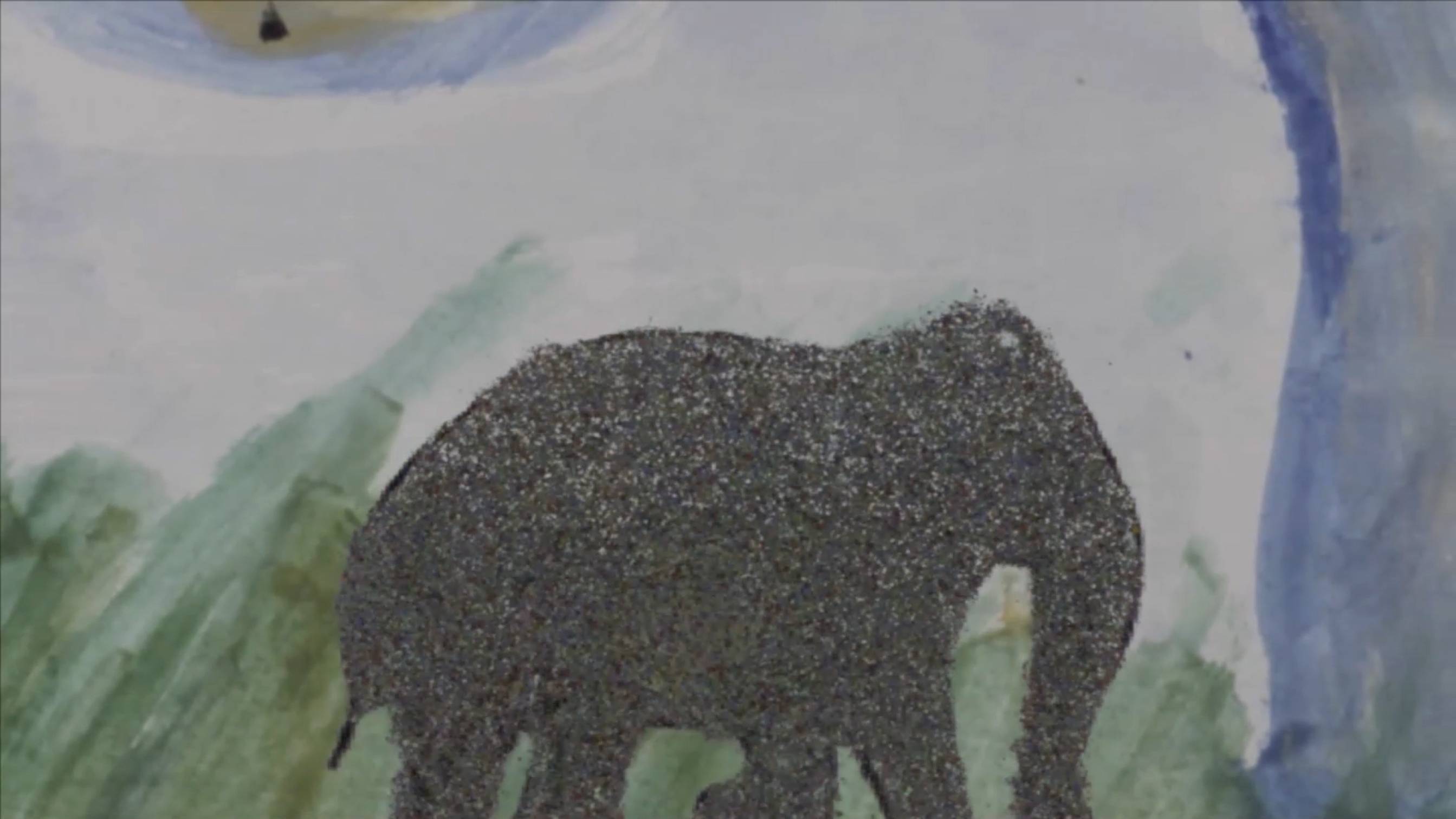 Сыпучая анимация Детский сад Солнечный ЛУЧ ул.Щорса, 39 Старшая группа Студия  Пчелиный рой 2025