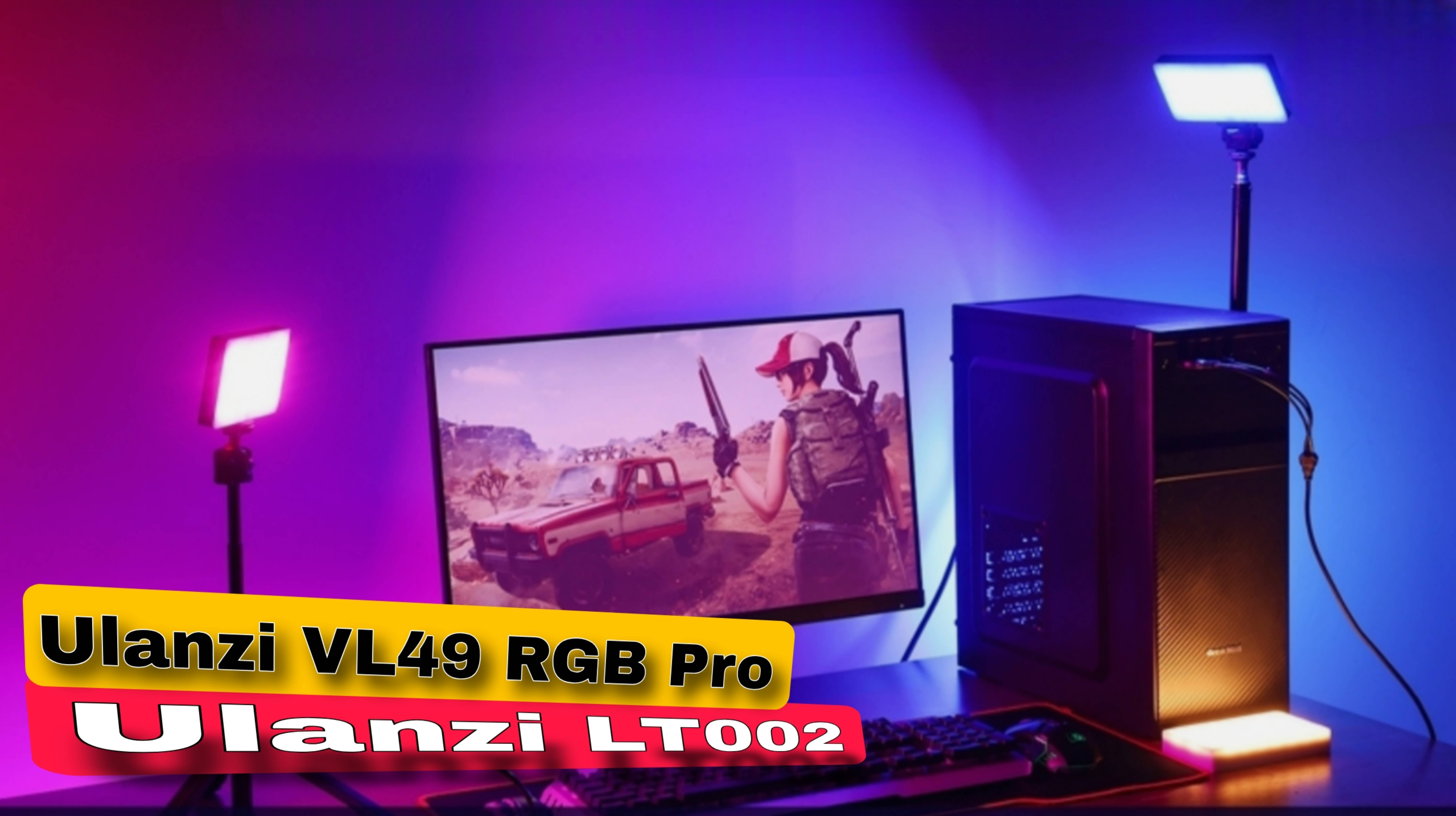 Ulanzi LT002/Ulanzi VL49 RGB Pro  Топ комплектация 👍