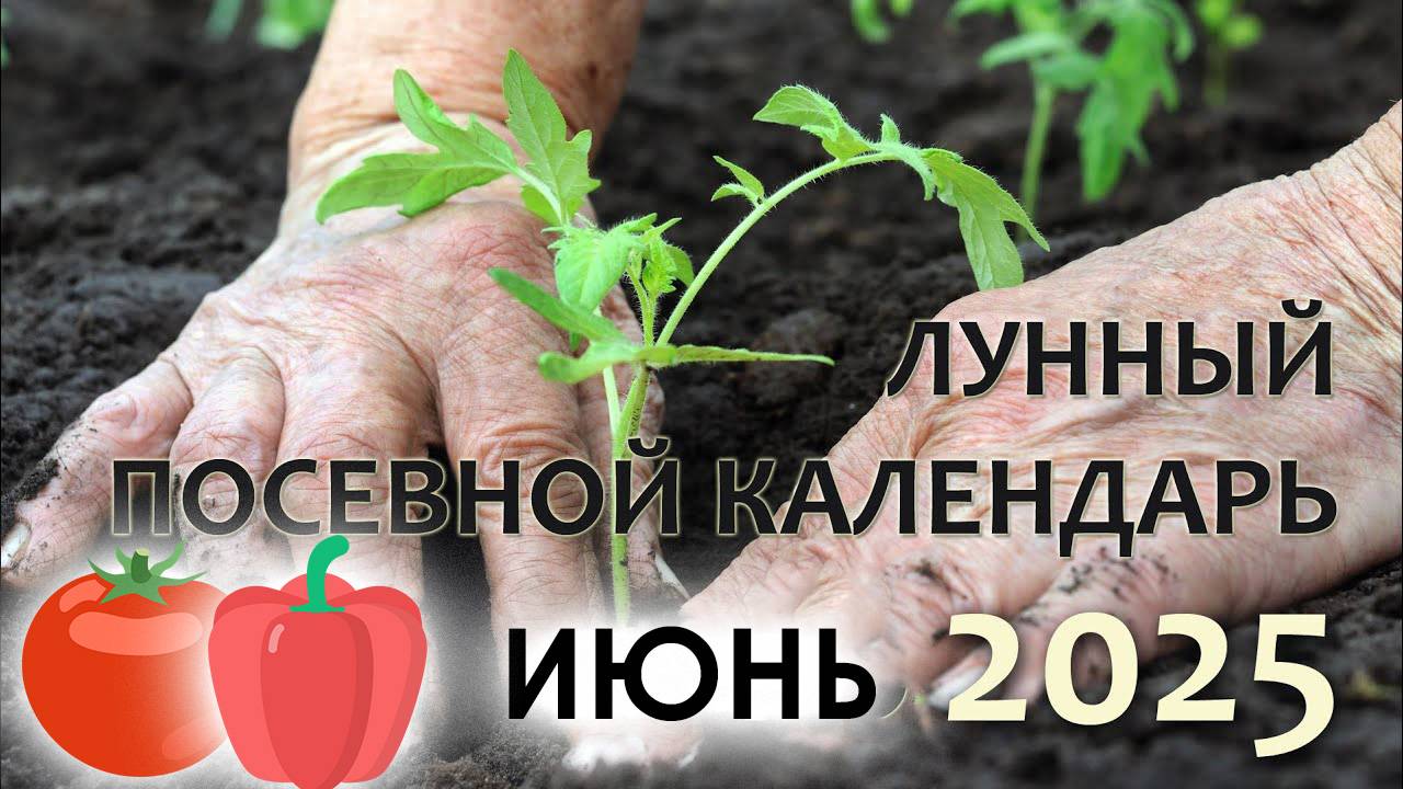 ЛУННЫЙ ПОСЕВНОЙ КАЛЕНДАРЬ ОГОРОДНИКА НА ИЮНЬ 2025