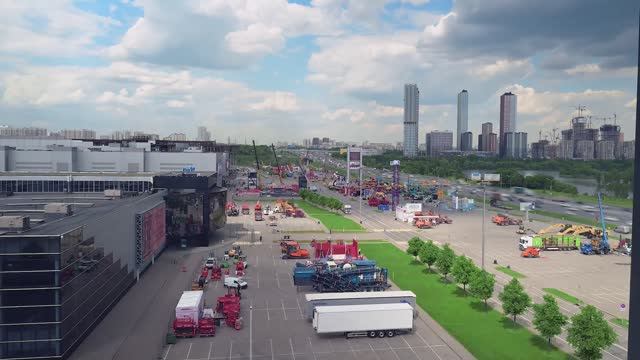 Монтаж EXPO 2025, первый день