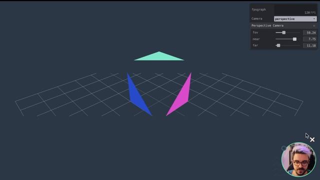 TresJS - Перспективная и ортографическая камеры