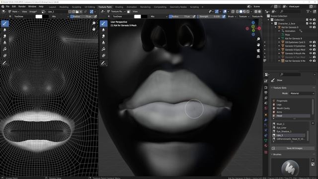 06-02 Adding Tattoos, Makeup and other Skin Part 2