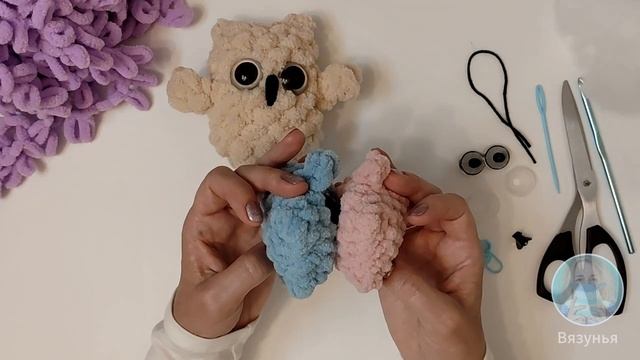 Как отразится на размере игрушки разная высота петли Alize Puffy fine