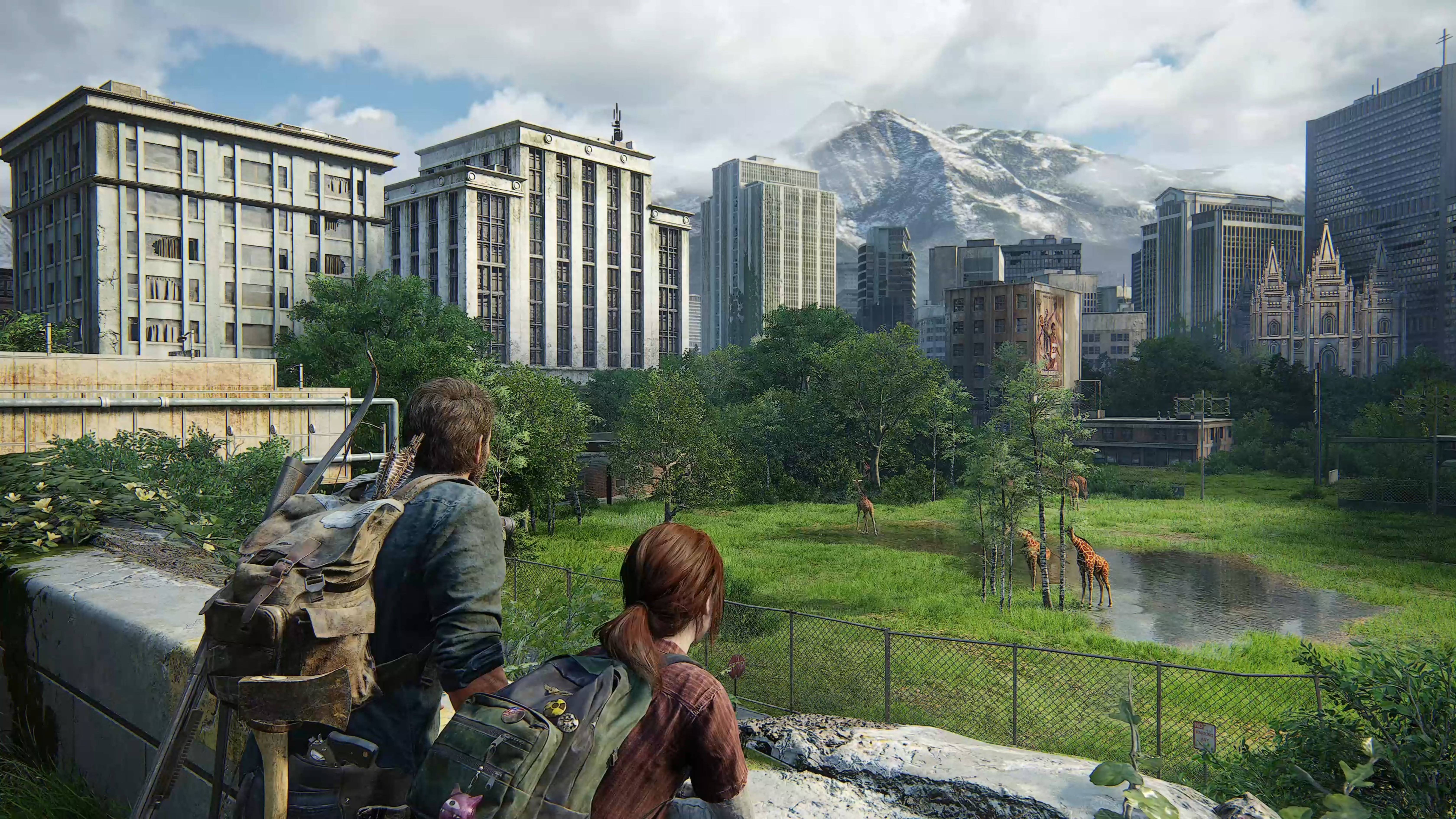 The Last of Us Part 1. Part19. Джоэл и Элли приближаются к больнице. Вода. Её так боится Элли.