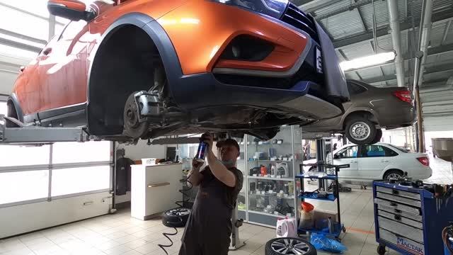 ТО-6 на Весте 1.8 (90 т.км) затянулось. Состояние Авто после Буераков.